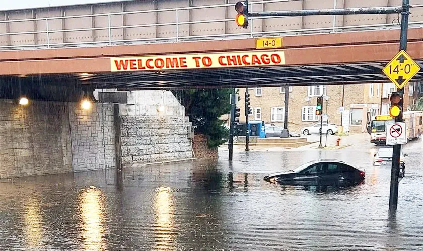 Chicago Flood Flood Battered Central US Girds For New Storm ABC News